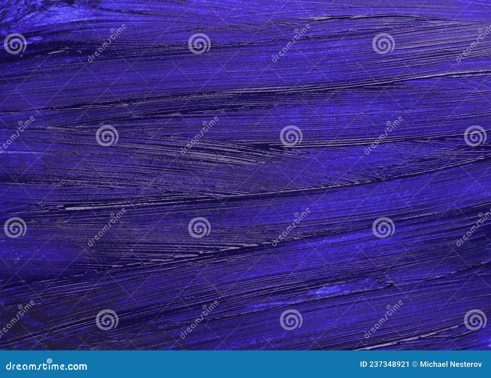 Background, Texture of a Smeared Brush of Blue Paint Stock Image ...