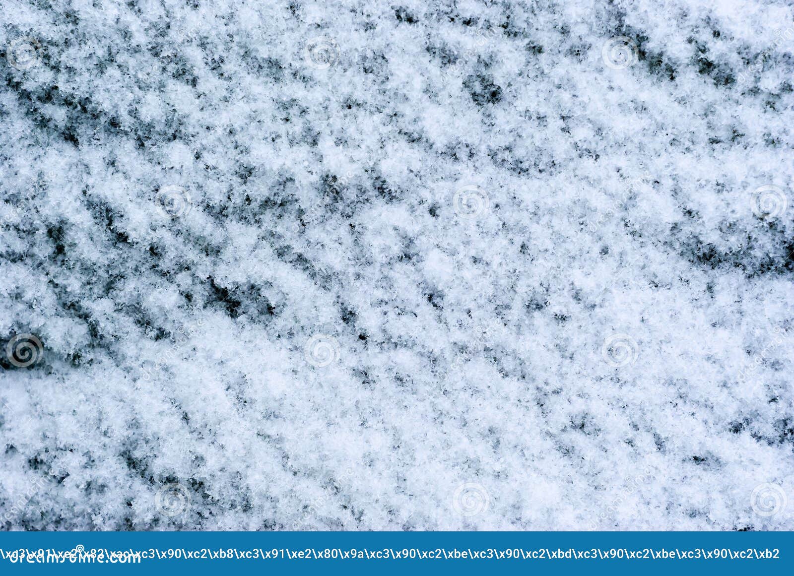 Background Texture - Snow Covered Dark Surface Stock Image - Image of ...