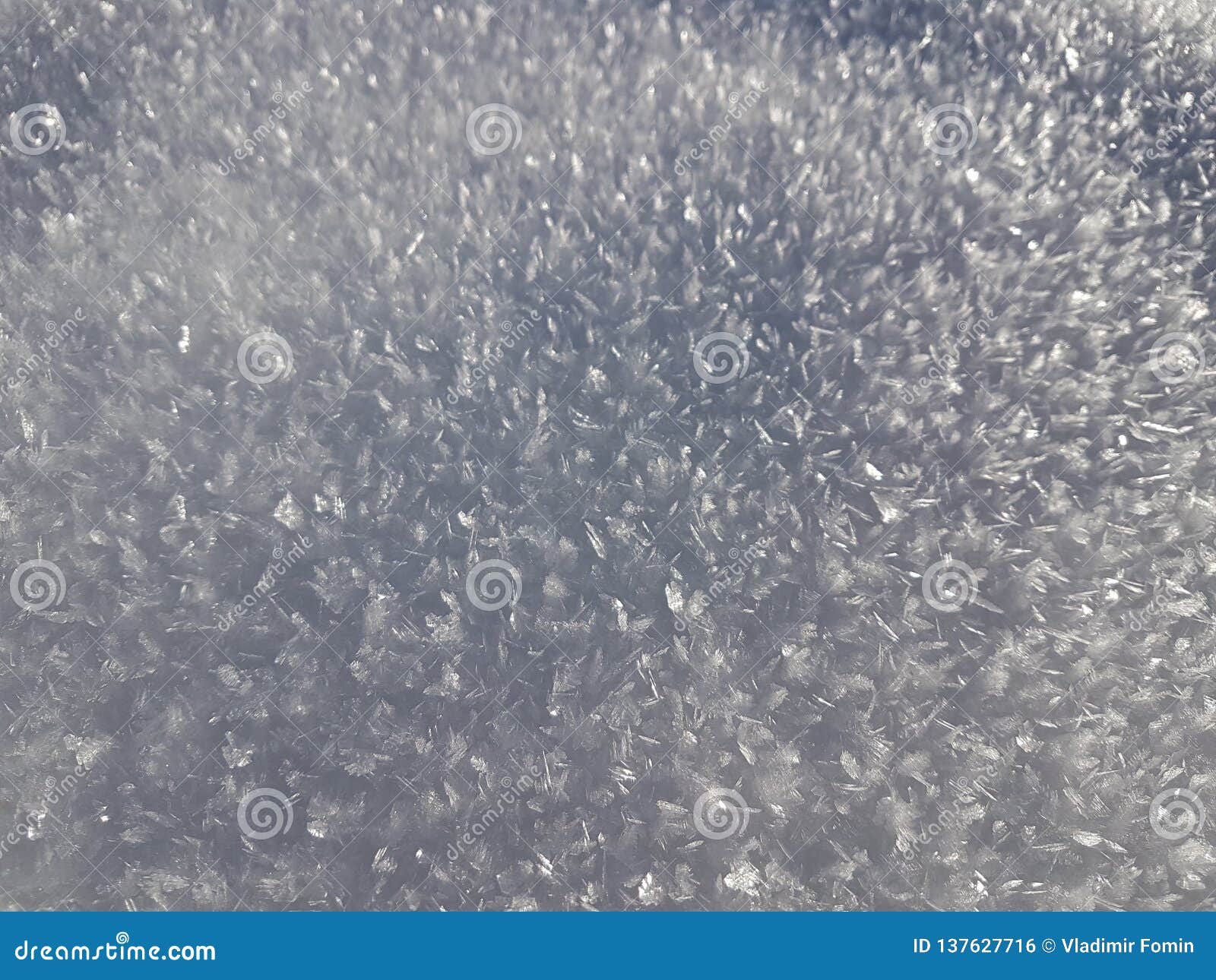 Background of Snow Crystals. Stock Photo - Image of view, texture ...