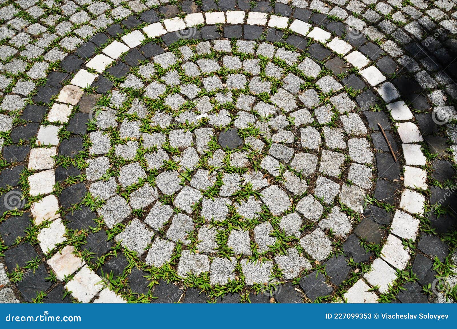 Background, Texture. Square Cut Stones are Laid Out in a Pattern Stock ...