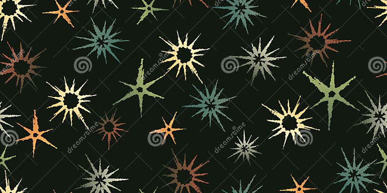 Background Texture with Stars Seamless. Seamless Background of Painted ...
