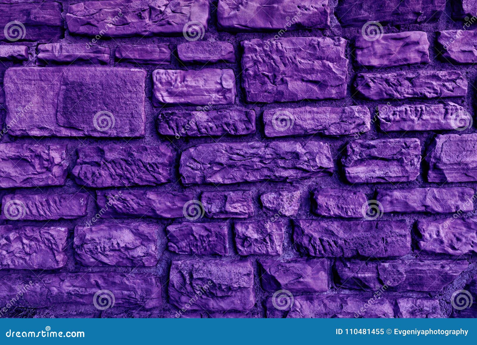 Background and Texture of Stone Wall Surface in Ultraviolet Stock Image ...
