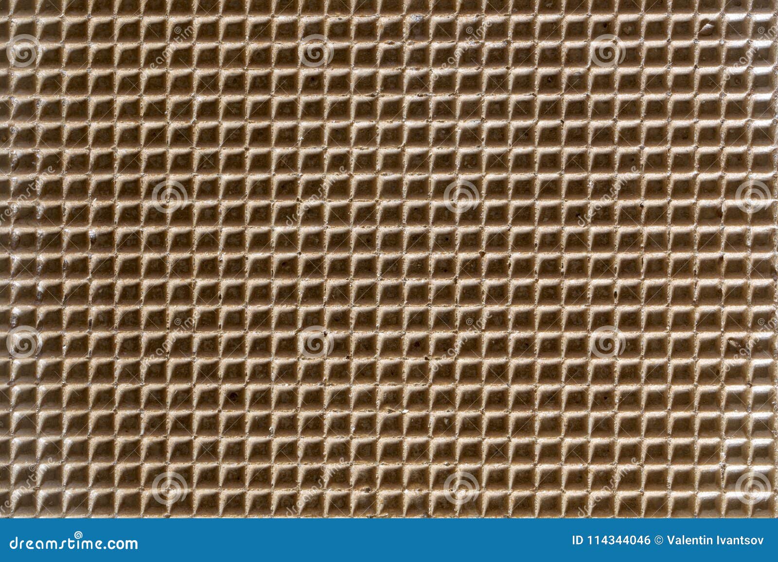Background and Texture of a Surface of a Confectionery Waffle Stock ...