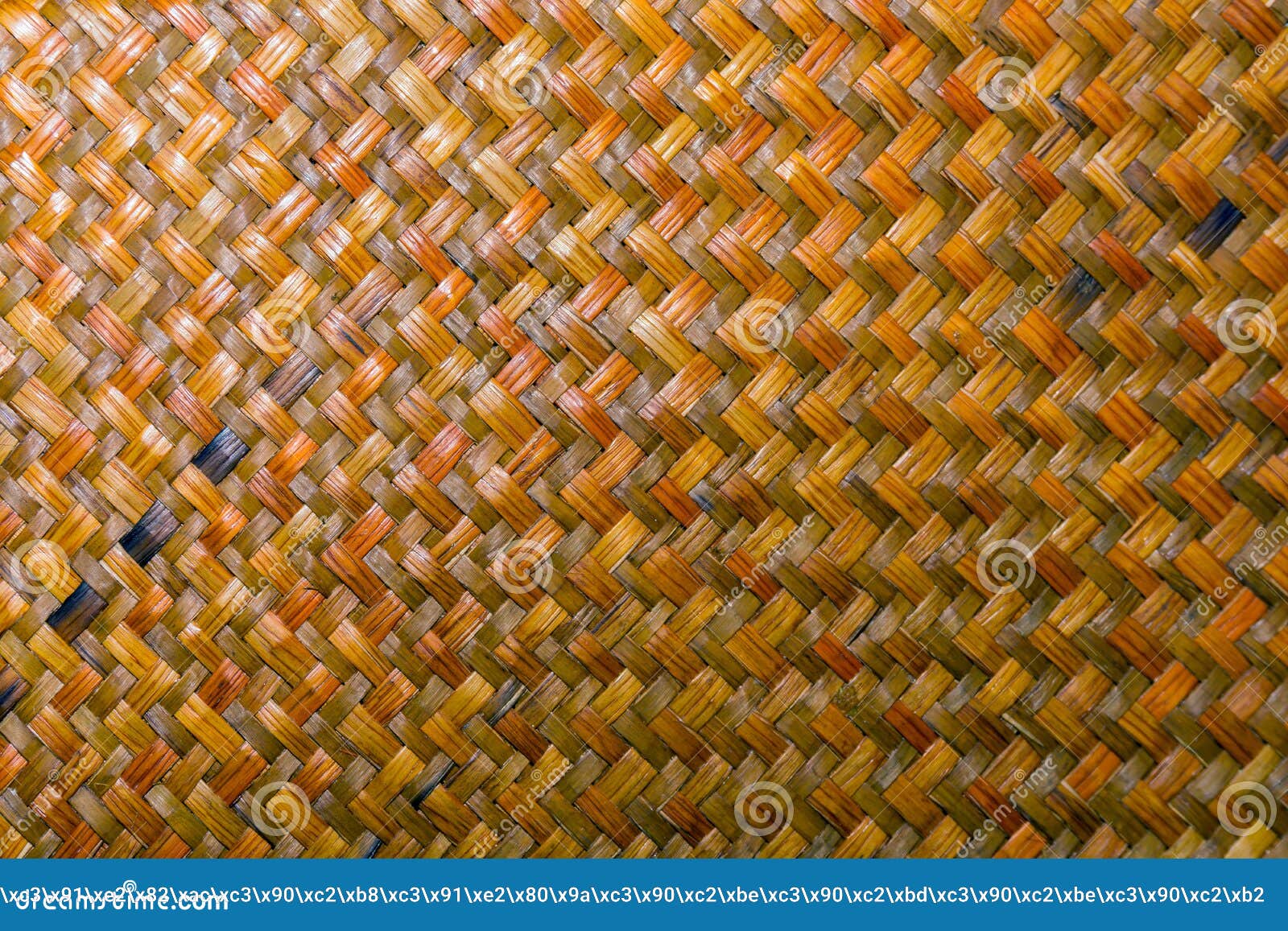 Background Texture - the Surface of a Wicker Mat Stock Photo - Image of ...