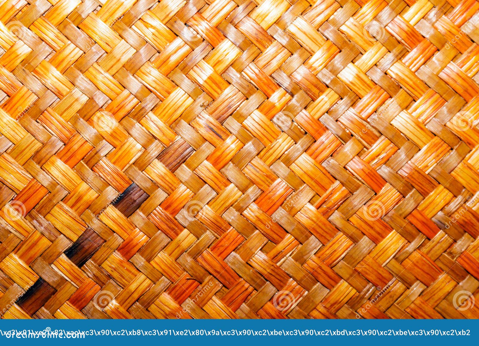 Background Texture - the Surface of a Wicker Mat Stock Photo - Image of ...