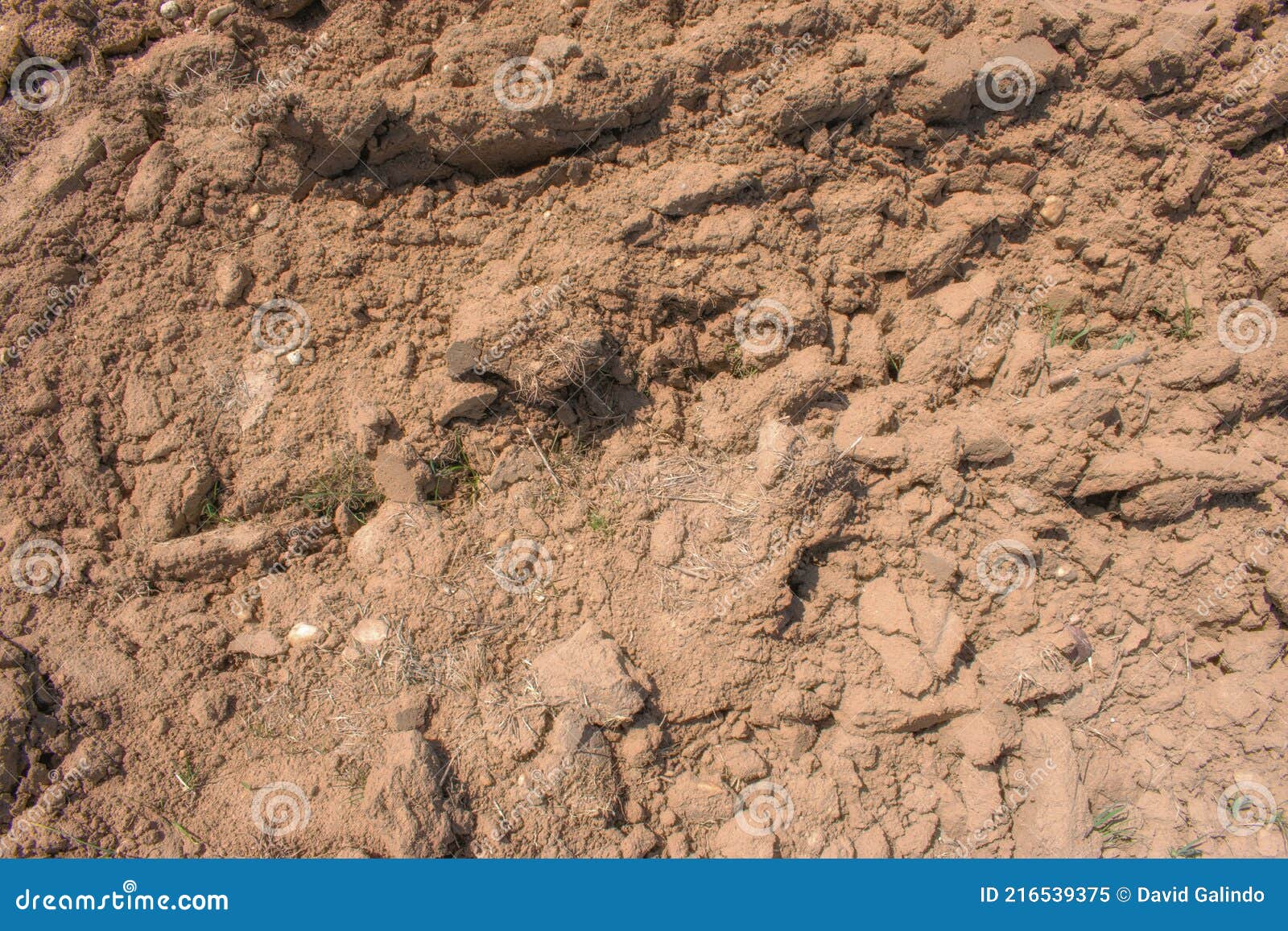 Background Texture of Tilled Soil in a Crop Field Stock Image - Image ...