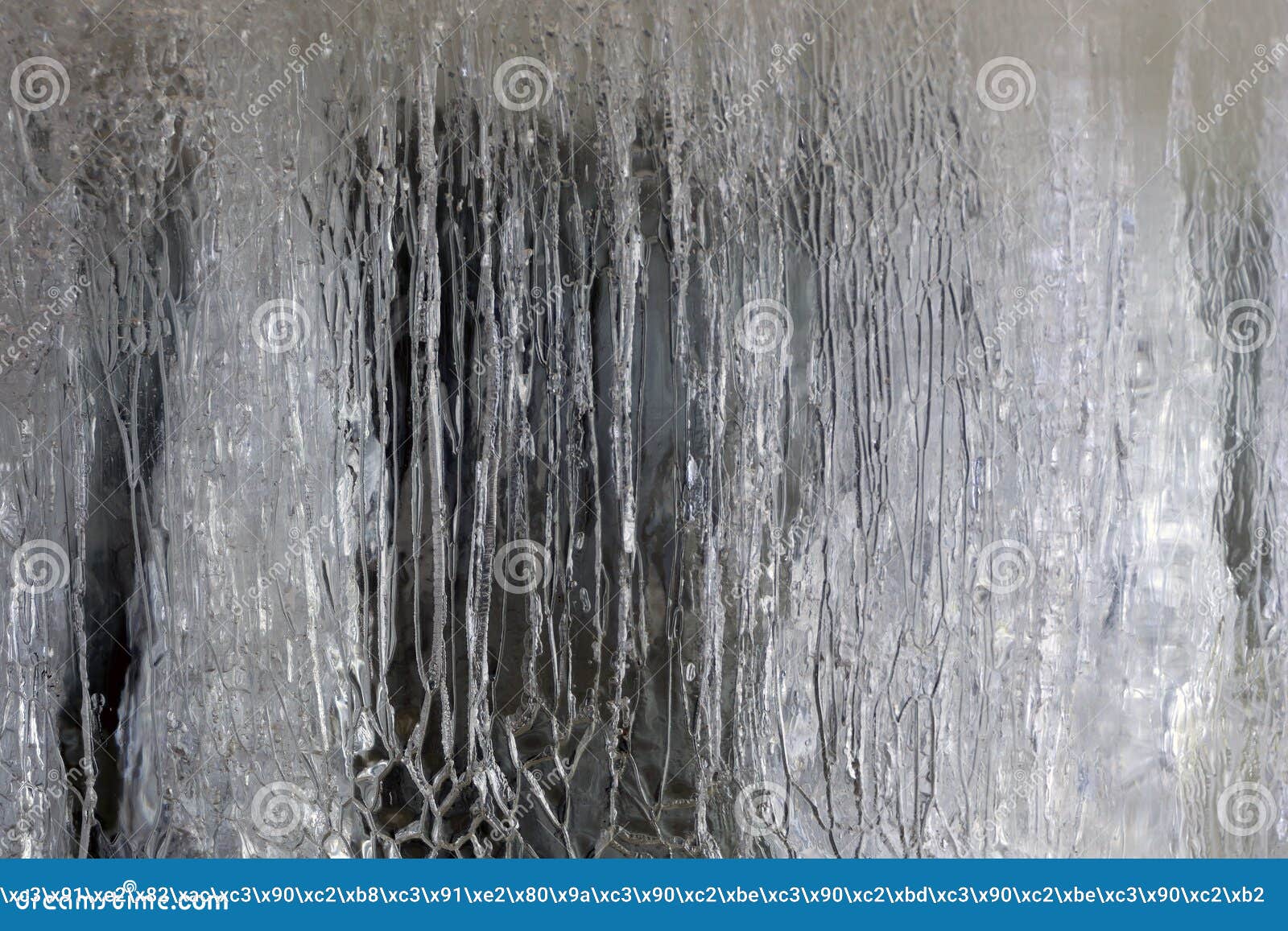 Background, Texture - Ice Thickness with Numerous Cracks Stock Image ...