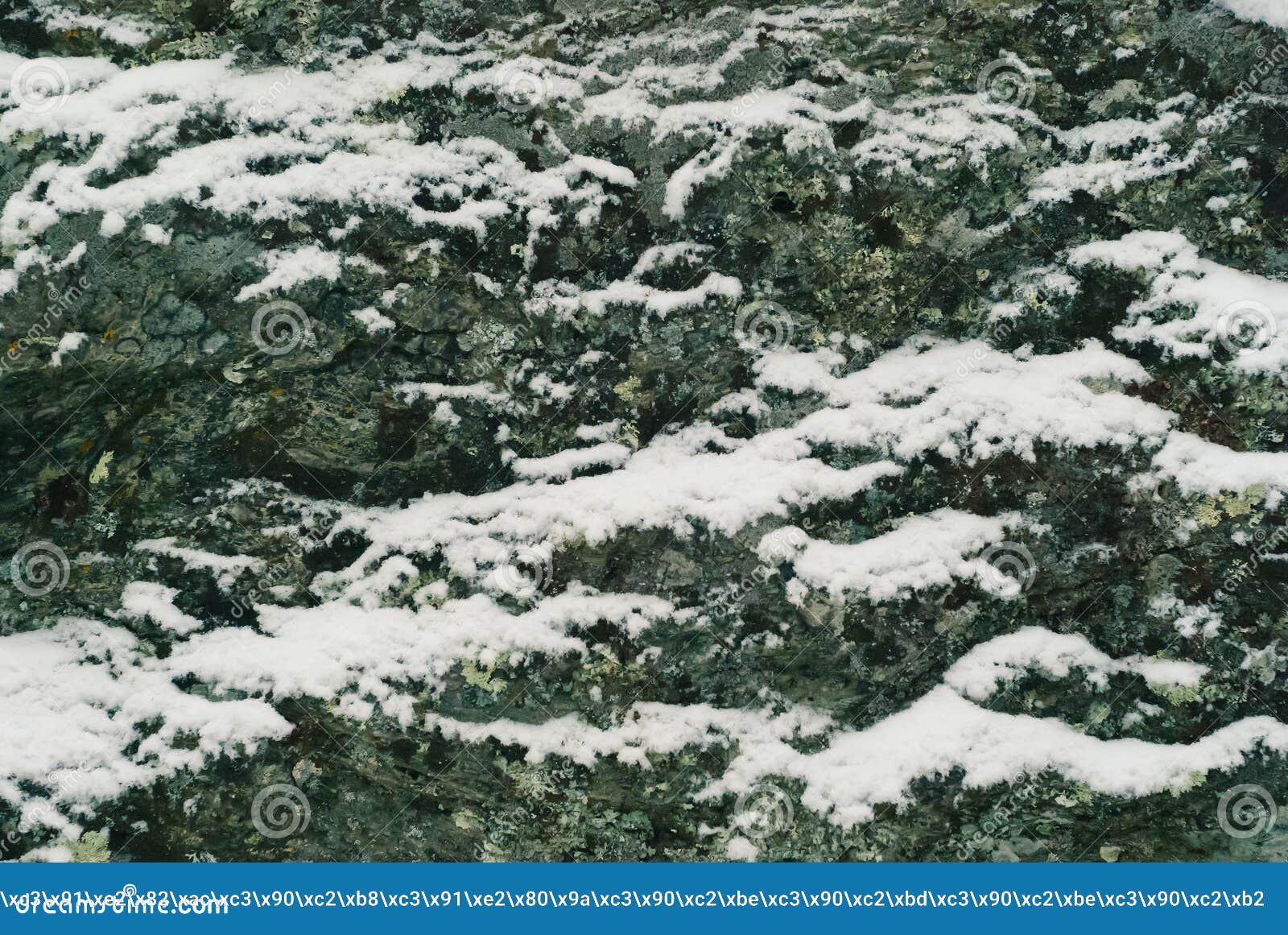 Background, Texture - Rock Covered with Snow Stock Image - Image of ...