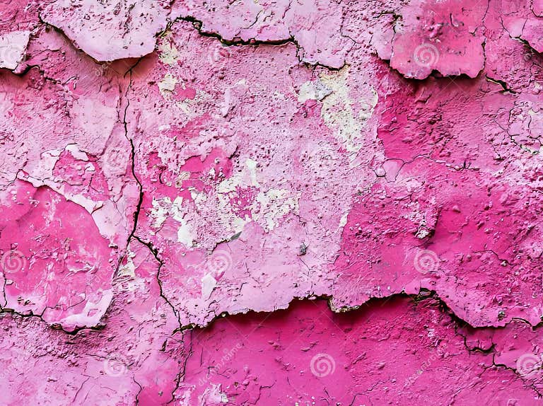 Background, Texture, Wall, and Cladding in Pink Relief Plaster. Design ...