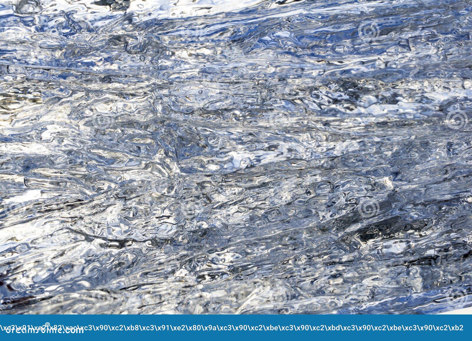 Background, Texture - Wavy Surface of Melting Ice Stock Image - Image ...