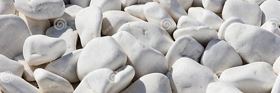 Background and Texture of White Round Stones Stock Image - Image of ...