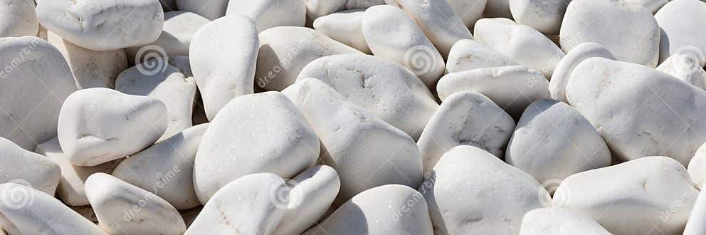 Background and Texture of White Round Stones Stock Image - Image of ...