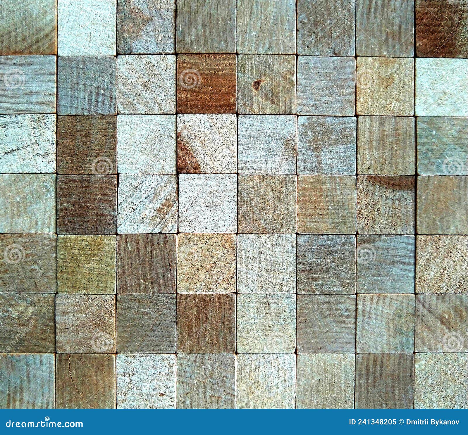 Background Texture of Wooden Squares of Different Colors and Patterns ...