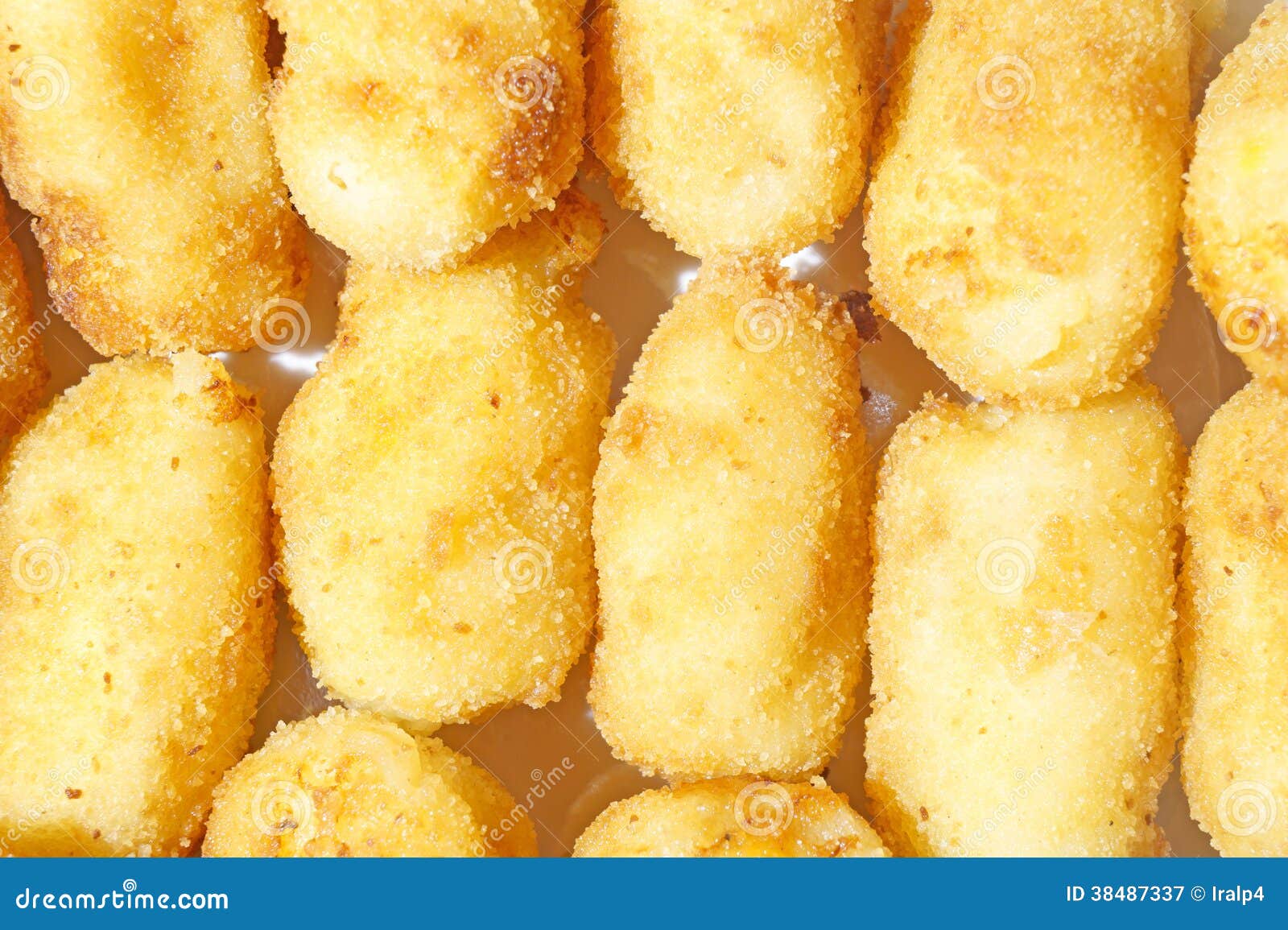 Background of Textured Croquettes Stock Image - Image of appetizer ...