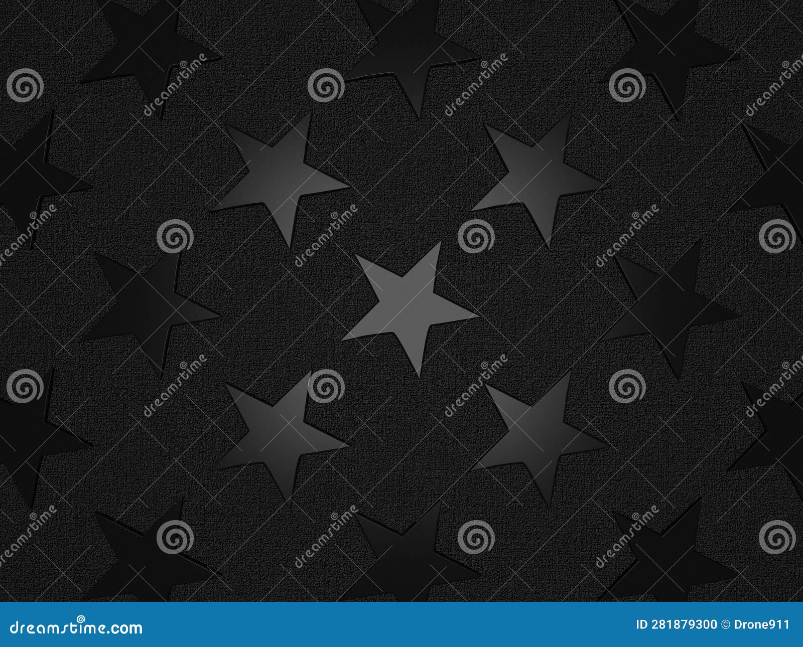 Black Background with Stars, Textured Layer, Abstract Design Stock ...