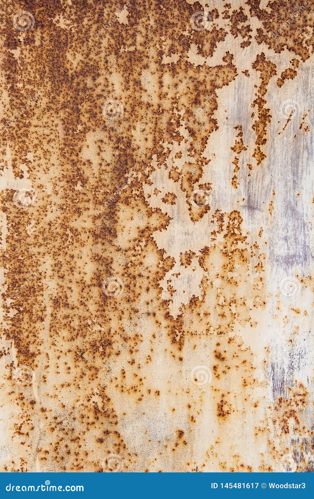 Background Texture of Old Rusty Damaged Metal. Remains of Multi-colored ...