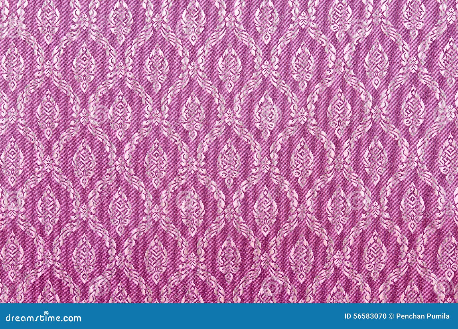 Background of Thai Style Pink Fabric. Stock Photo - Image of blue ...