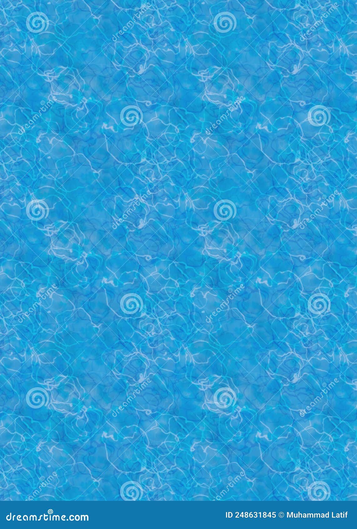 Background Theme with Water Pattern Stock Illustration - Illustration ...