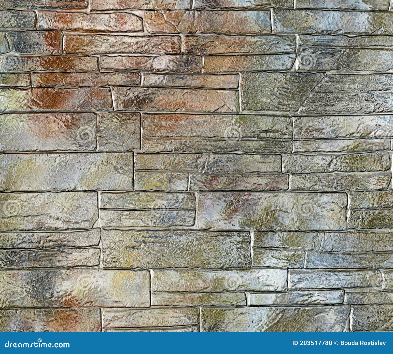 Background of Thin Stones, with a Metallic Look Stock Photo - Image of ...