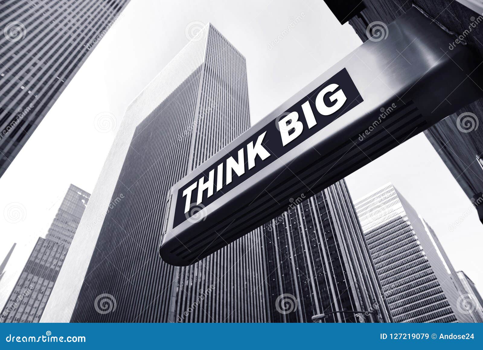 Think big stock image. Image of rich, professional, skyscraper - 127219079