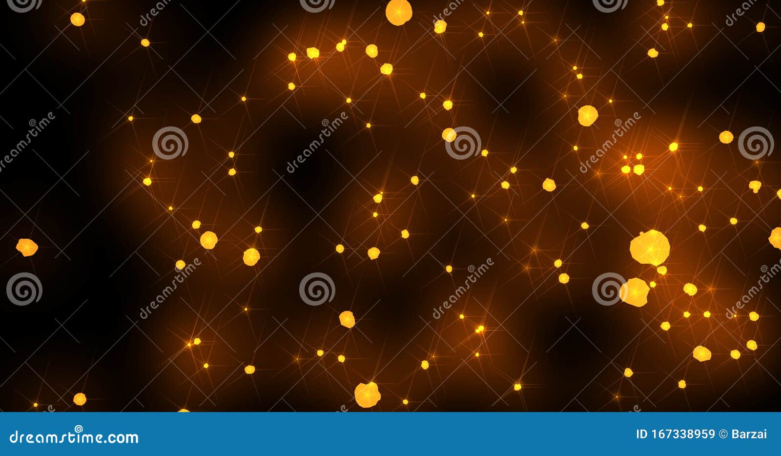A Thousand of Stars Glowing in a Back Backdrop. Stock Illustration ...