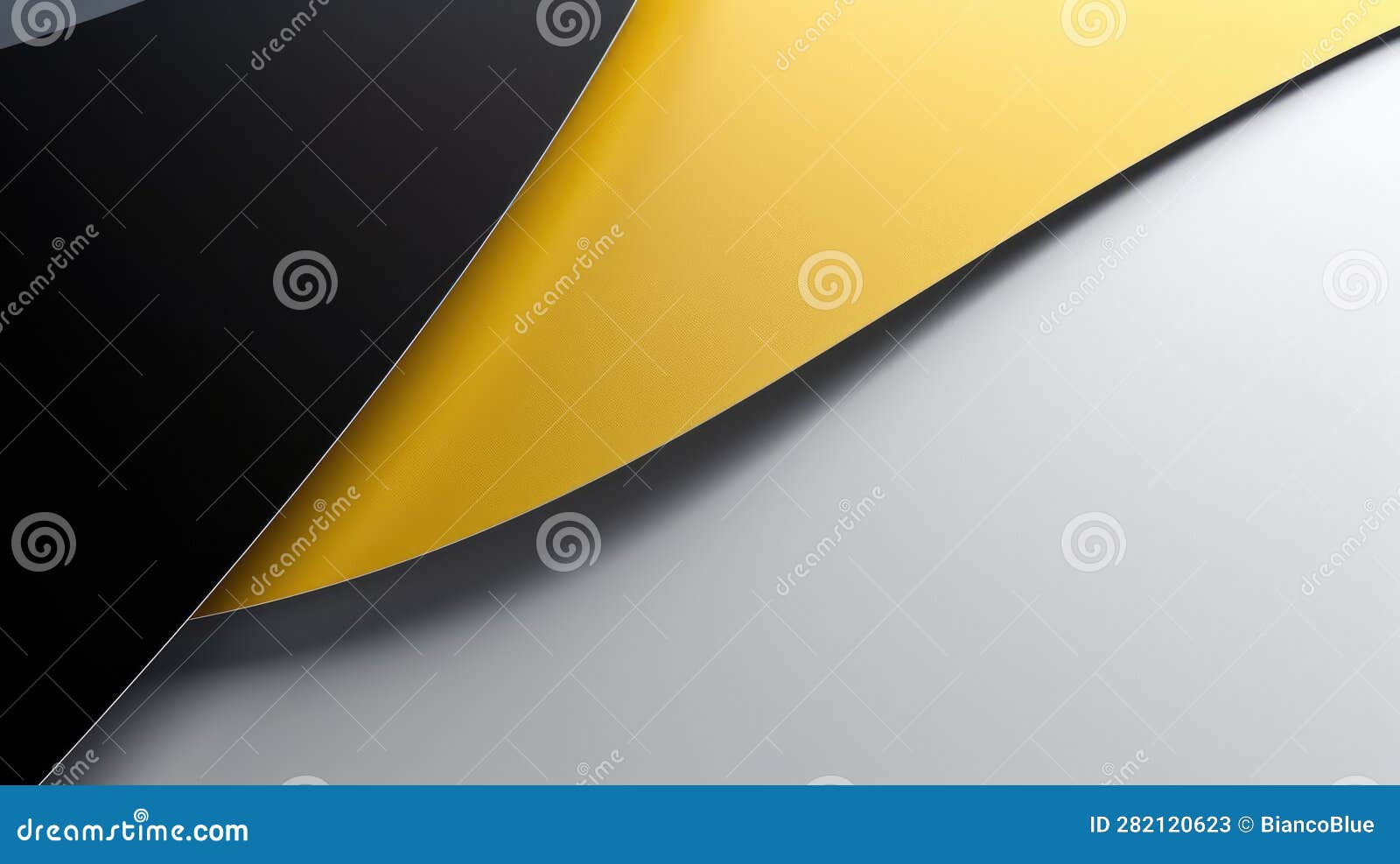 Background of Three Colors Modern Design, Black, White and Yellow ...