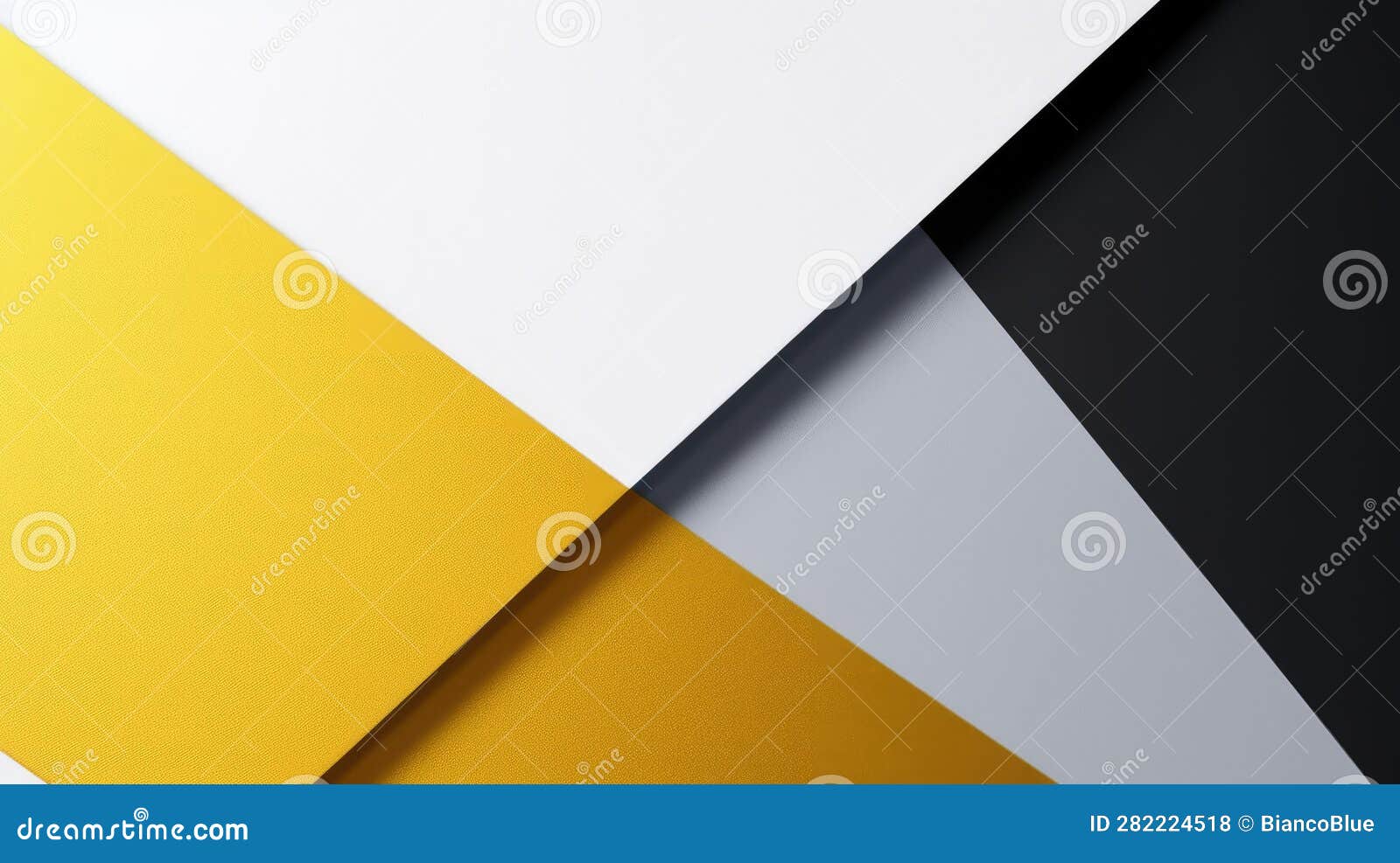 Background of Three Colors Modern Design, Black, White and Yellow ...