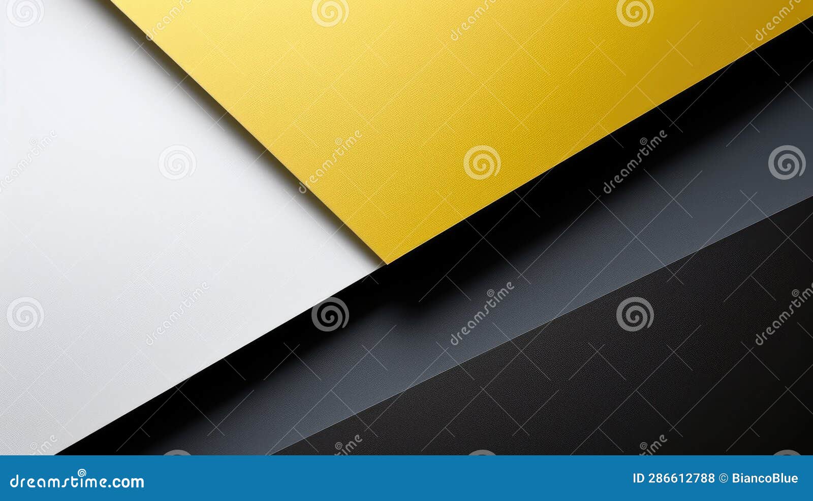 Background of Three Colors Modern Design, Black, White and Yellow ...