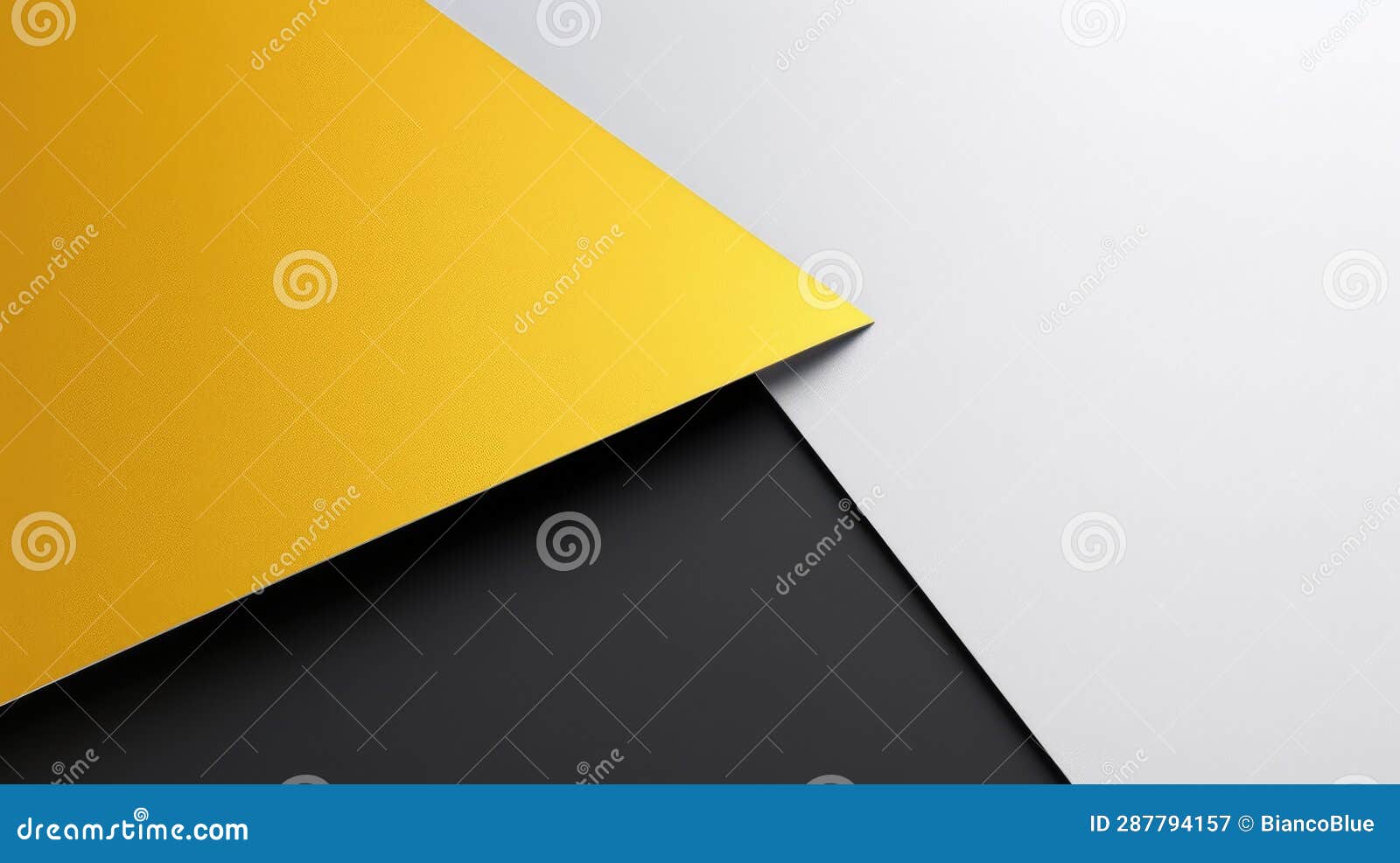 Background of Three Colors Modern Design, Black, White and Yellow ...