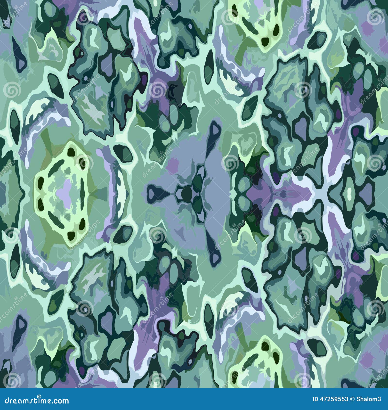 Background Tile with Modern Gemstone Patterns in Green and Purple ...