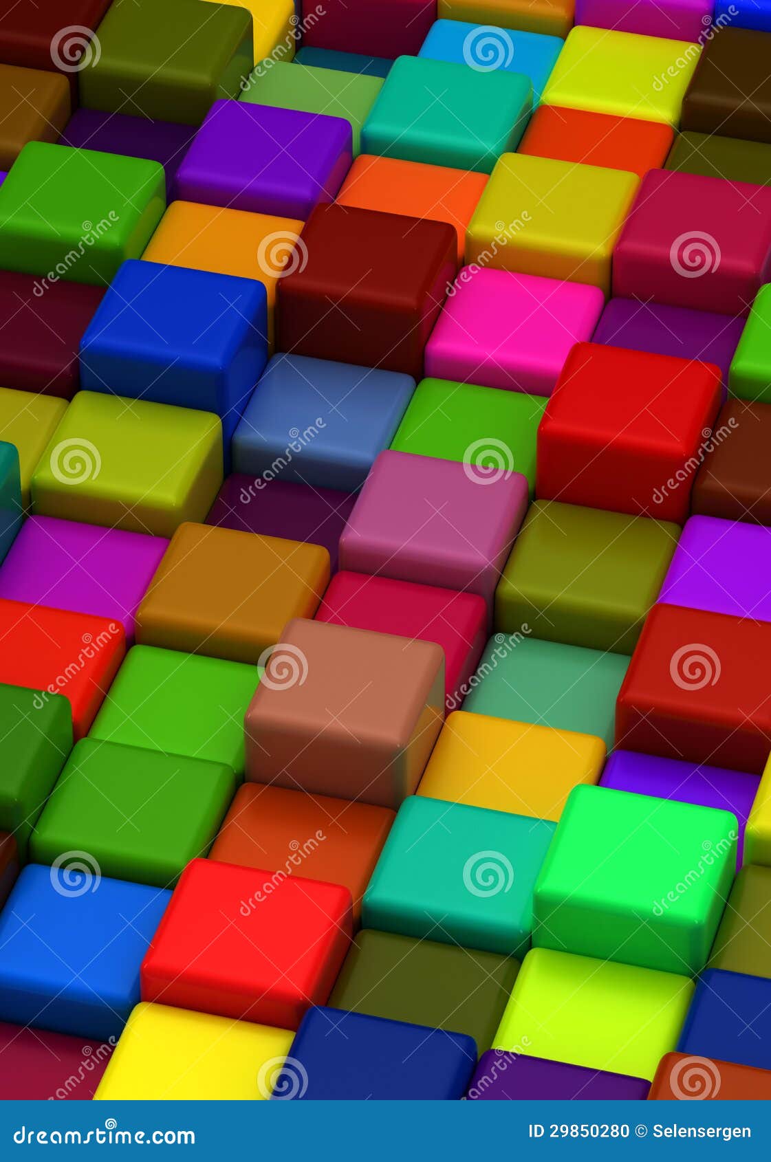 Colorful Cubes stock illustration. Illustration of arranging - 29850280