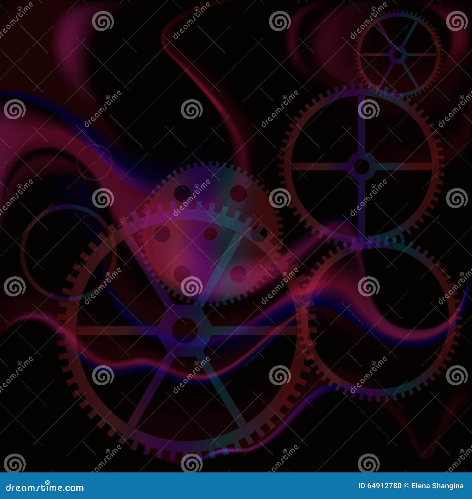 Background Time, Details of Hours. Stock Vector - Illustration of plan ...