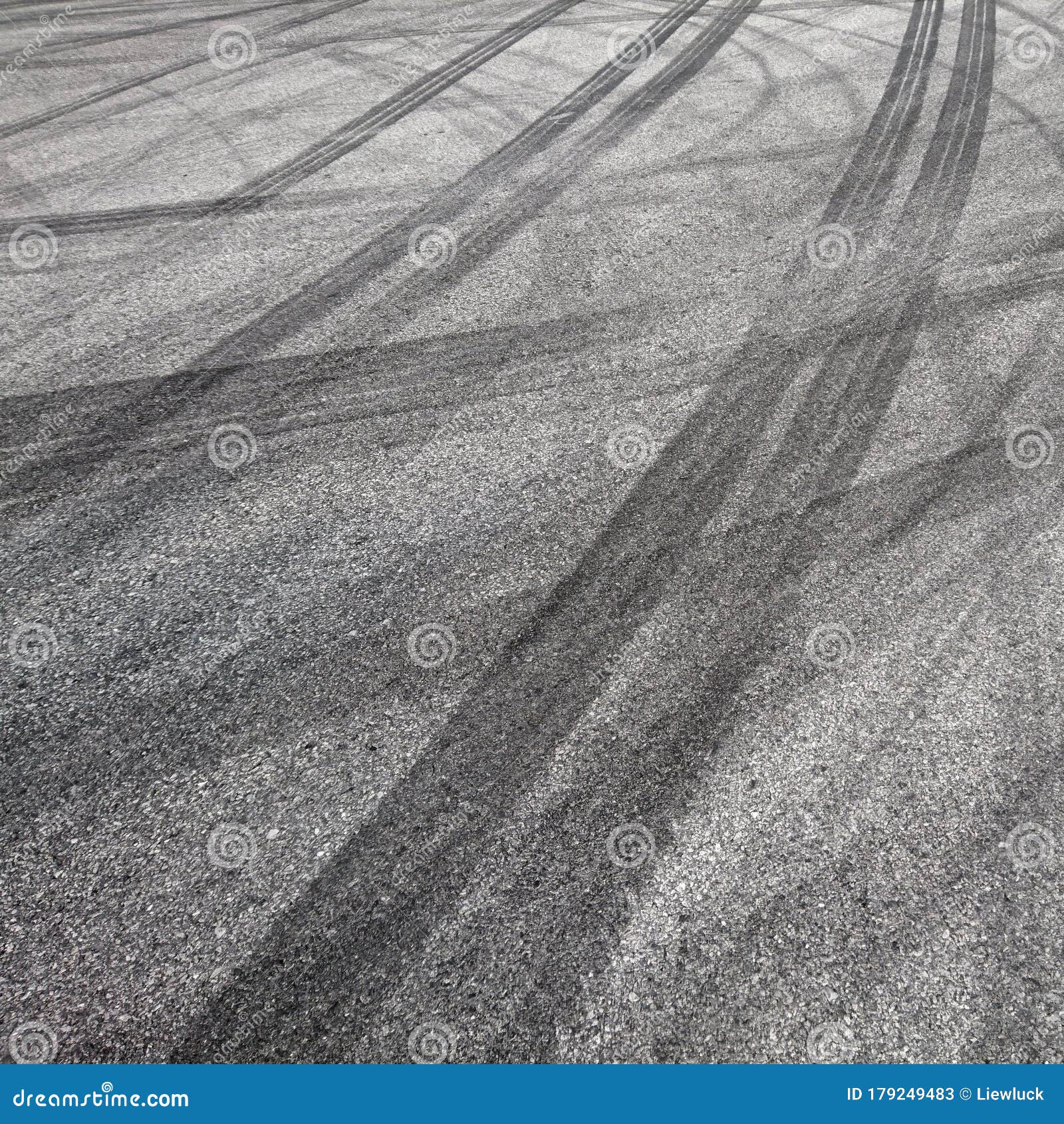 Background with Tire Marks on Road Stock Image - Image of road ...