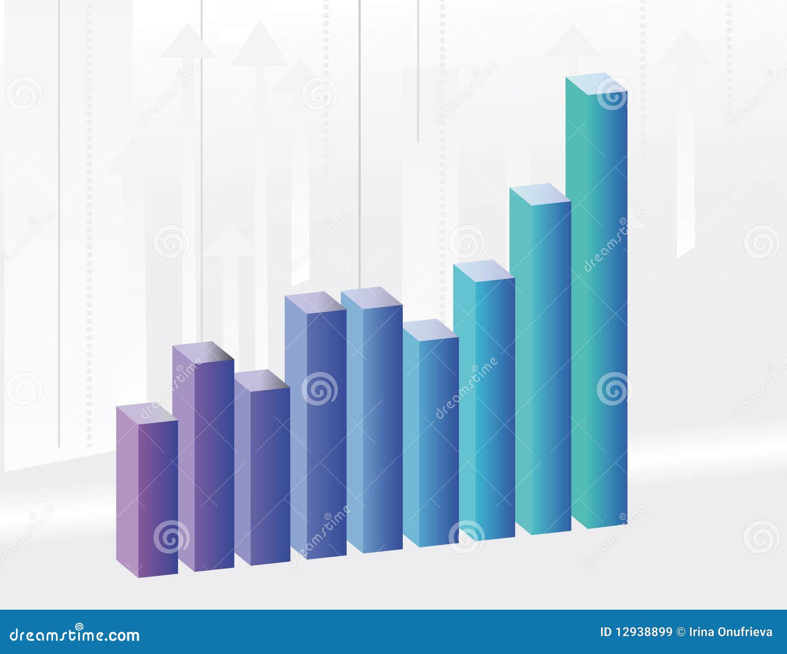The Background To the Growth Charts Stock Vector - Illustration of ...