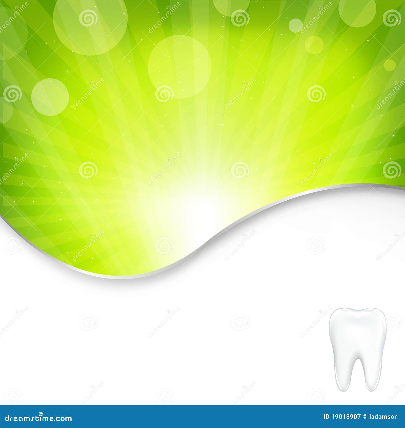 Background with Tooth stock vector. Illustration of human - 19018907