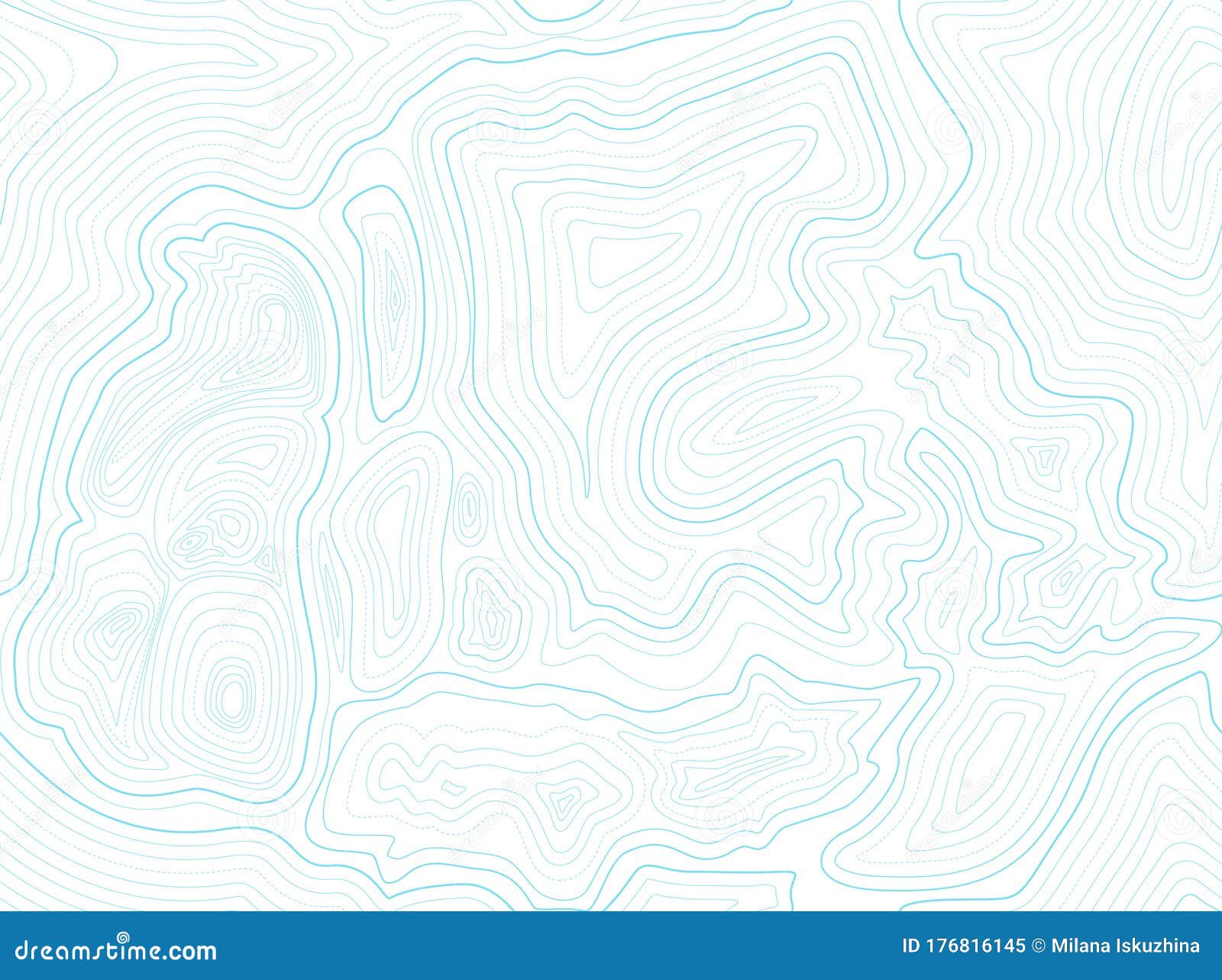 Background of the Topographic Map. Topographic Map Blue Lines, Contour ...