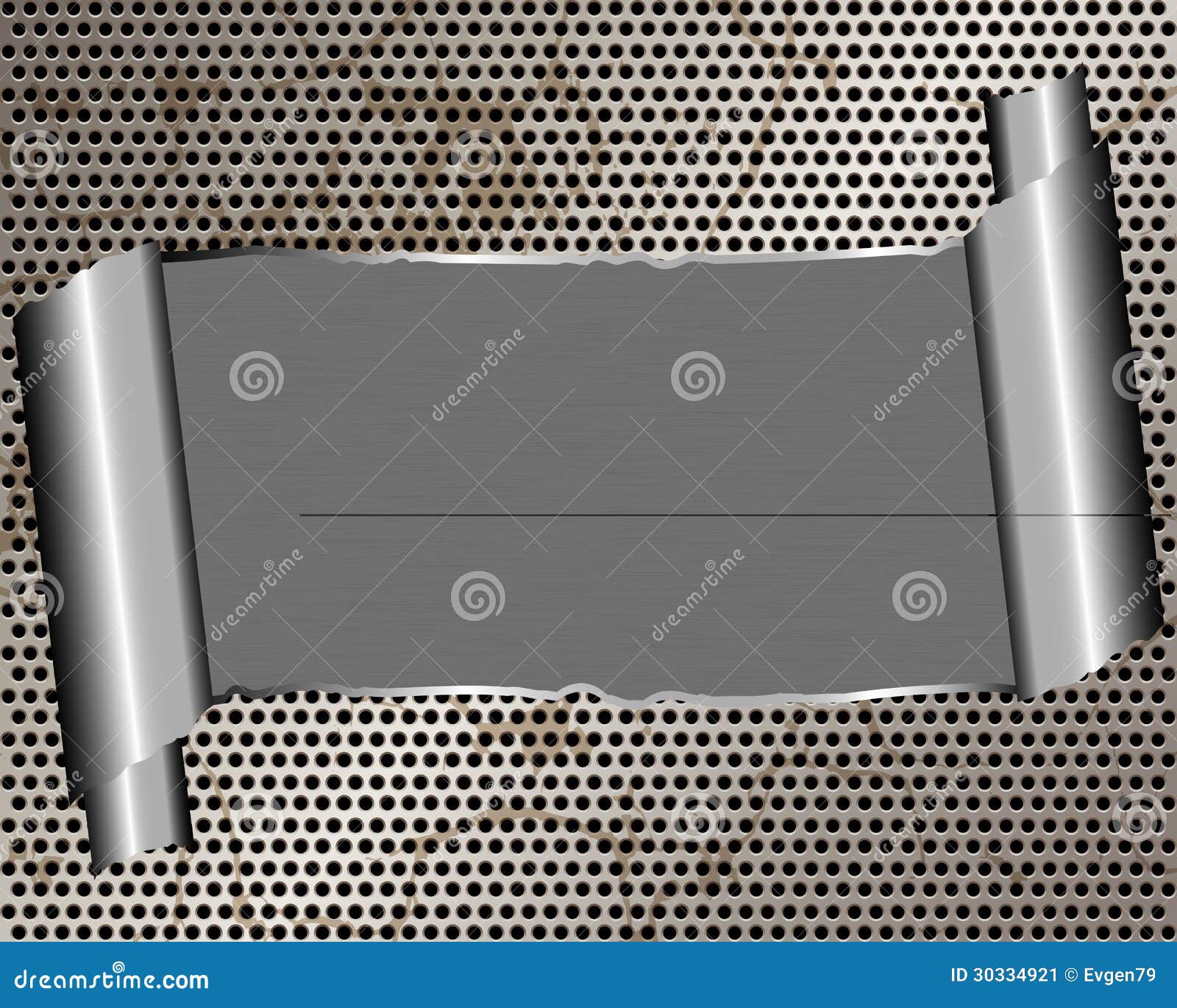Torn Metal Texture. Stock Photography | CartoonDealer.com #16318754