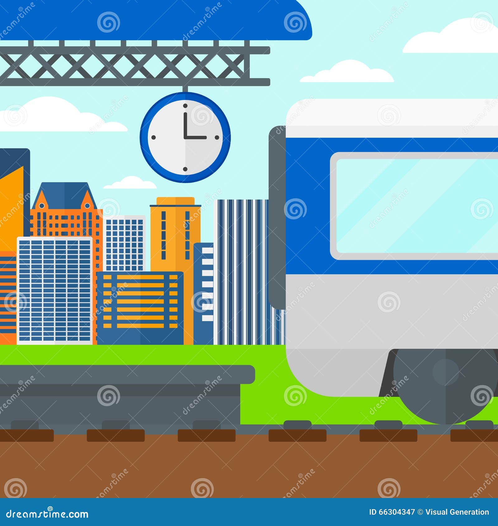 Set Of Railroads Design Vector, Railroads Design Template, Icon Symbol ...