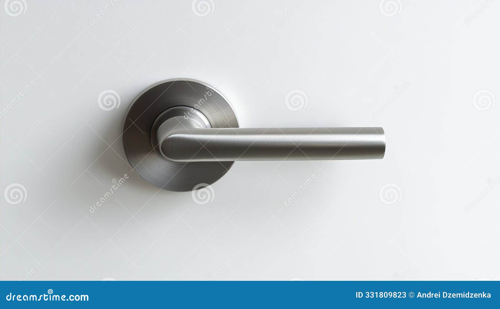 Background of a Transparent Aluminium Door Handle Stock Image - Image ...