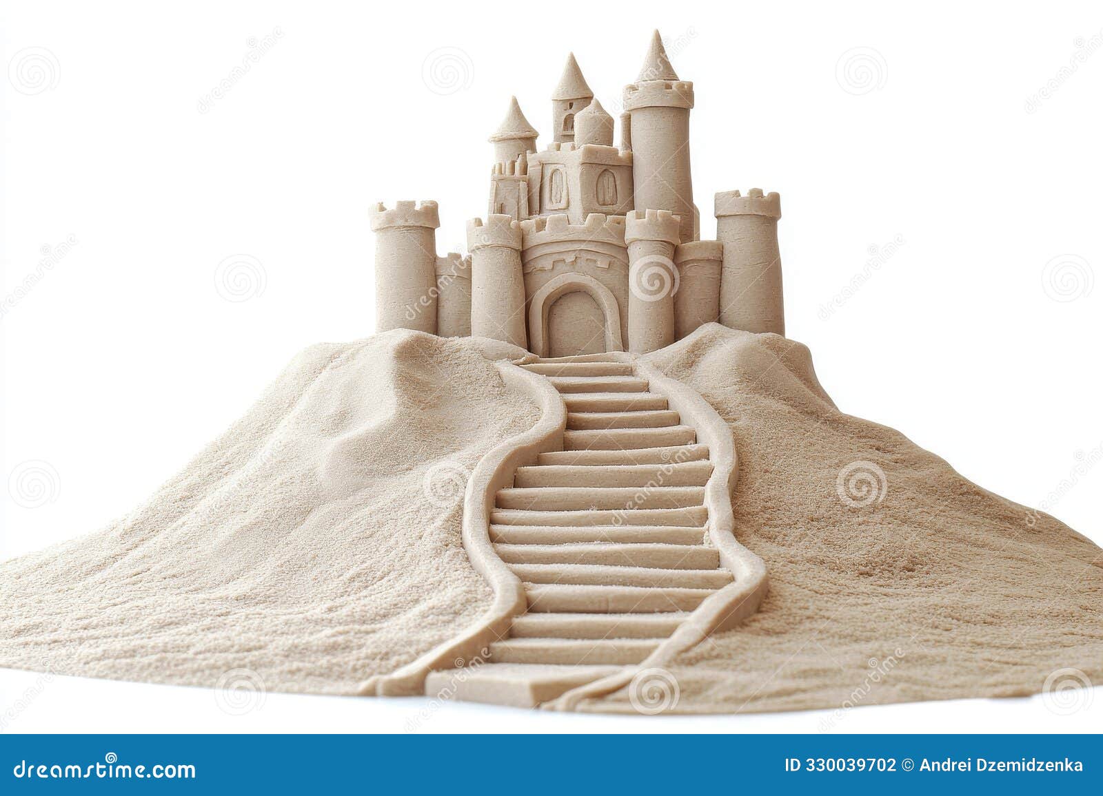 Background of Transparent Beach Sand Castles Stock Photo - Image of ...