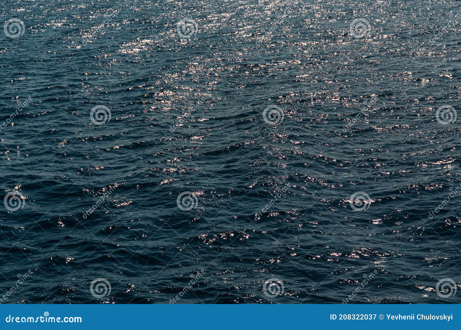 Background of Transparent Blue Sea Water Top View. Water Ripples and ...