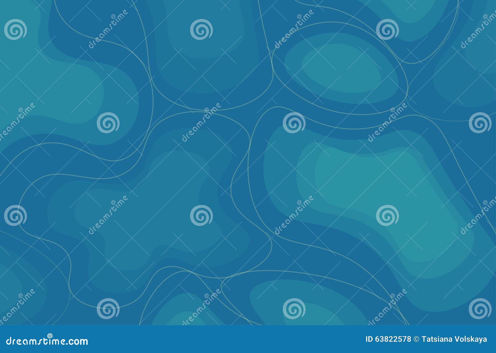 Background of Transparent Blue Sea Water Top View Stock Vector ...