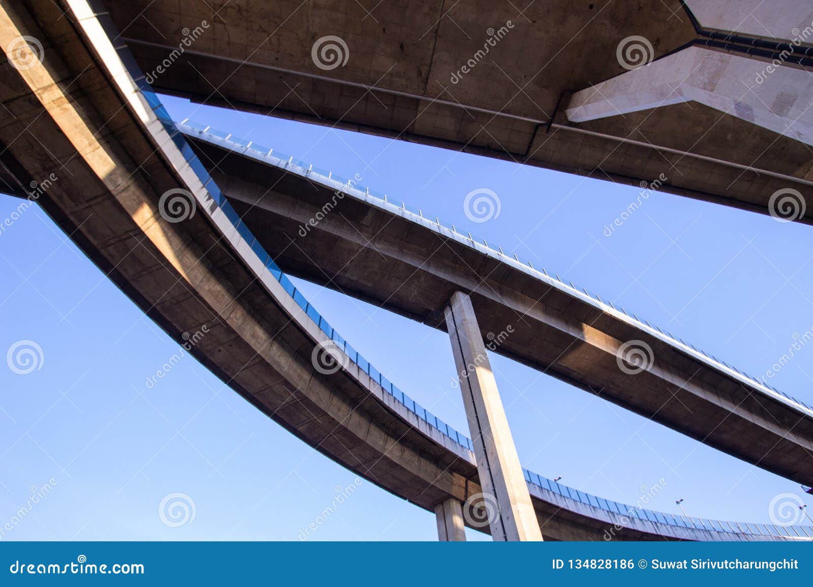Complexity Expressway Bridge Stock Photo - Image of built, diminishing ...