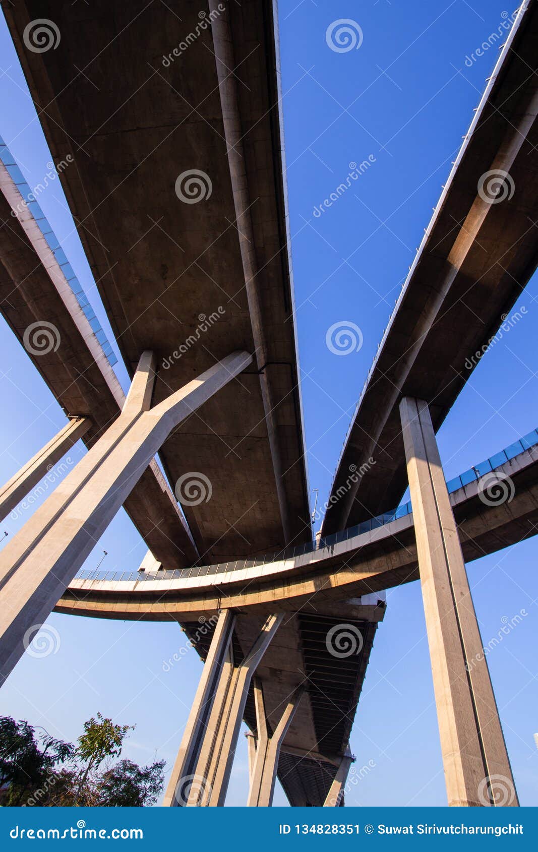 Complexity Expressway Bridge Stock Image - Image of light, healthcare ...