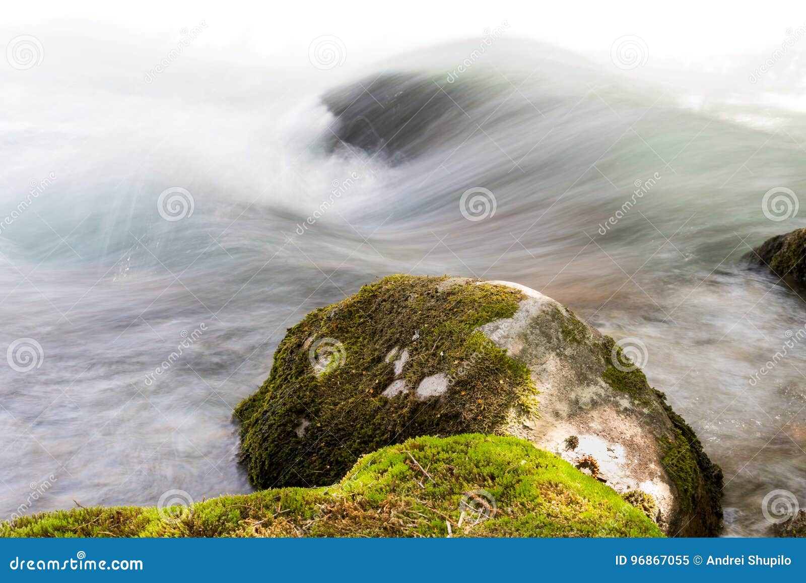 Background of Turbulent Water in the Mountain River Stock Image - Image ...