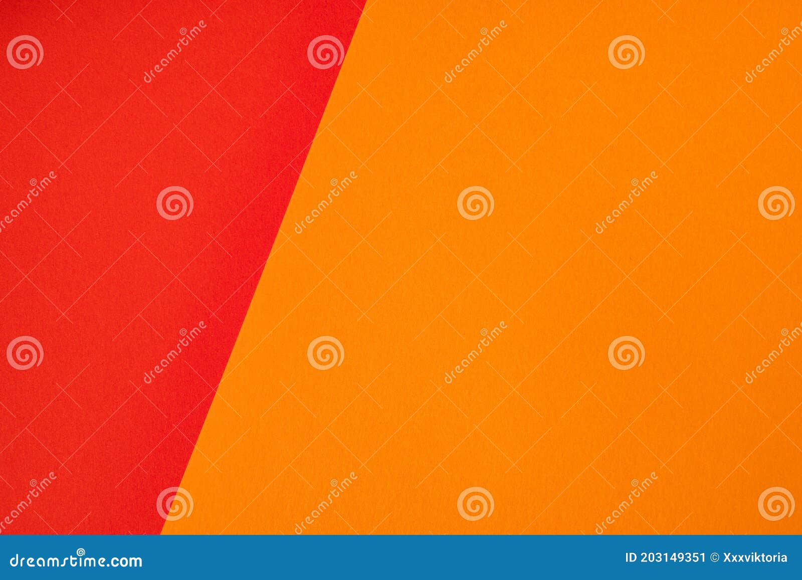 Background of Two Parts of Colored Paper Red and Orange. Sheets of ...