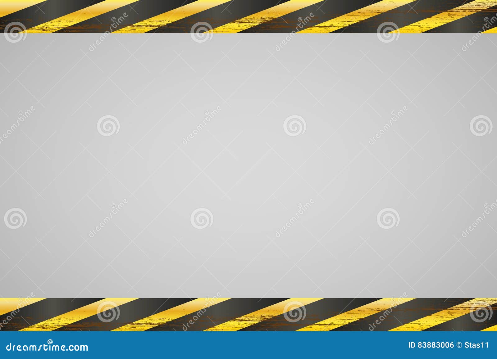 Background with Two Yellow Black Ribbons. Vector Illustration Stock ...