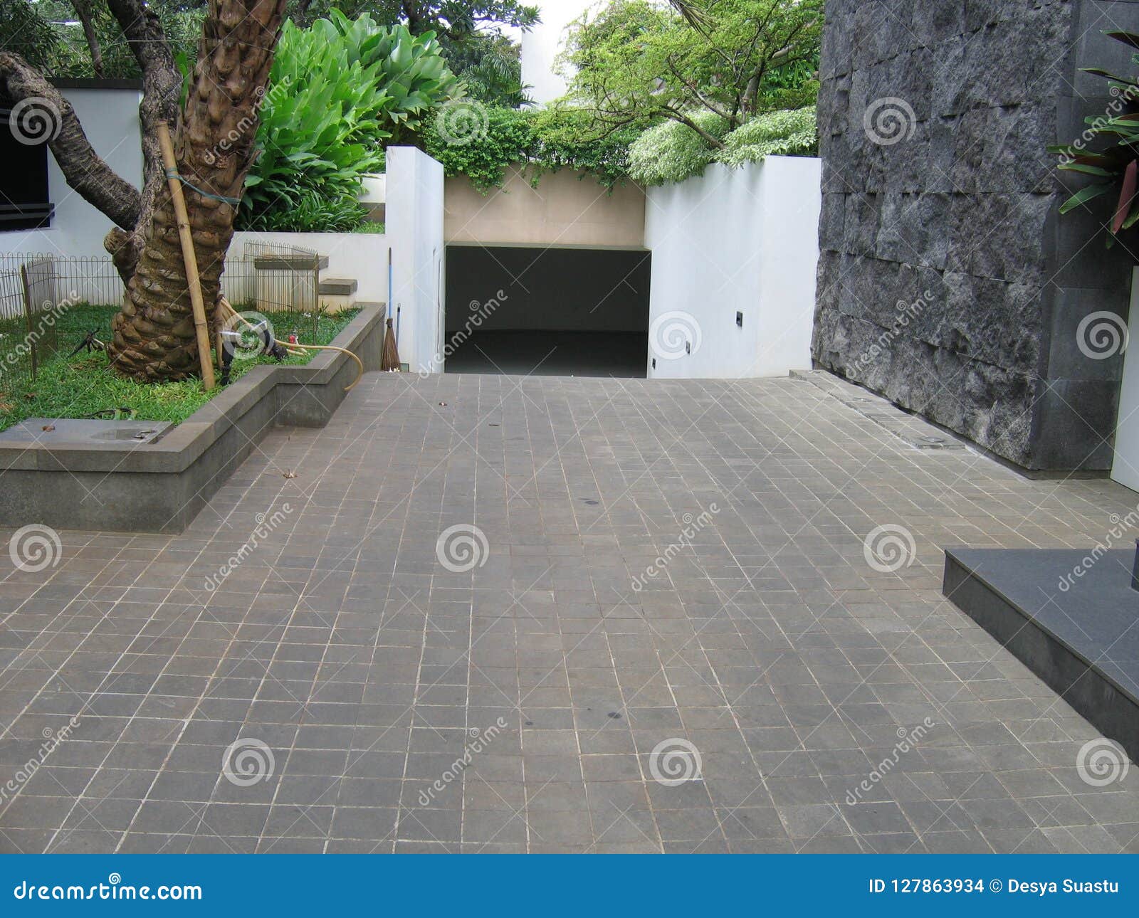 Background Type View of Small Rocks on a Pavement Road Stock Photo ...