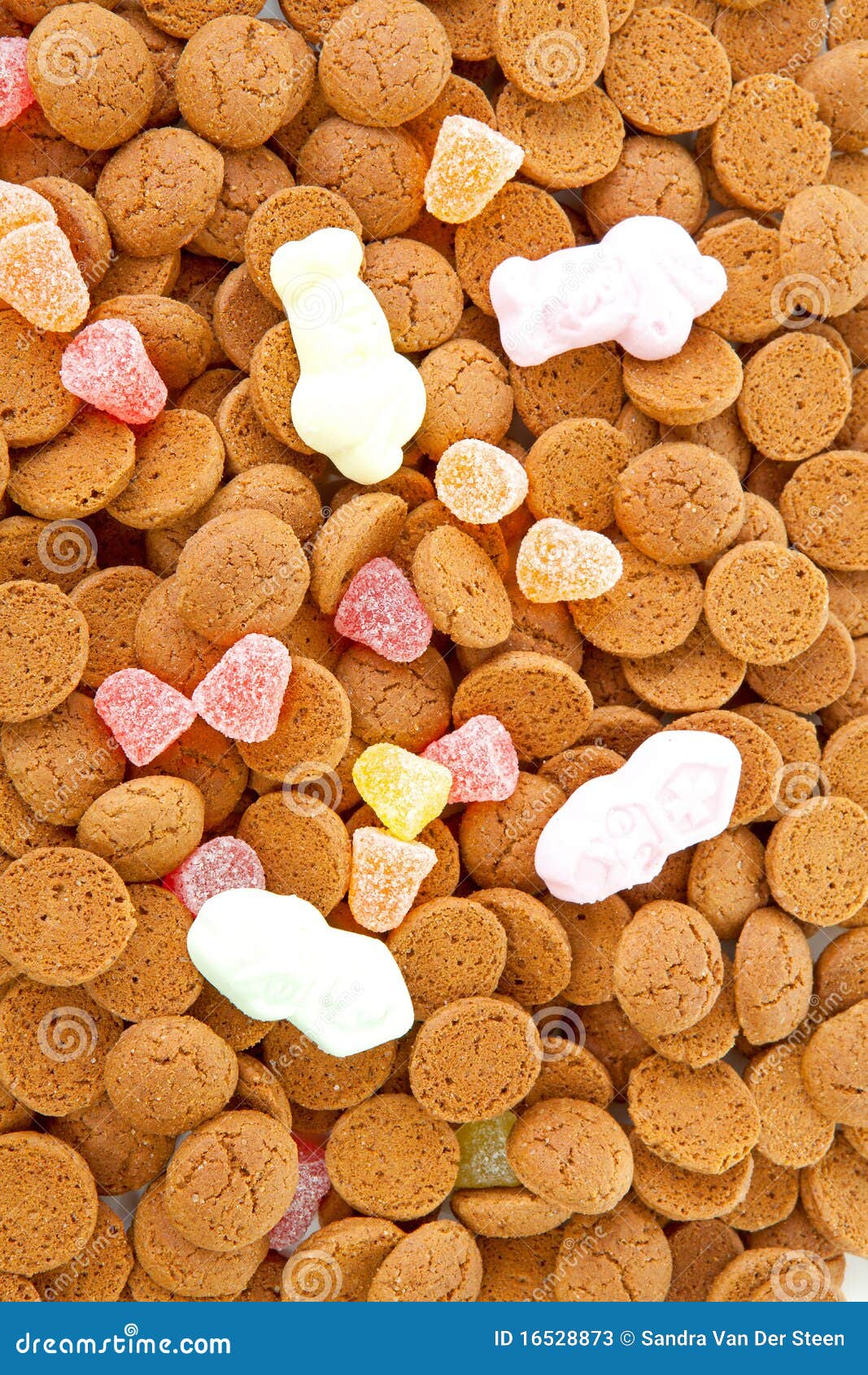 Background of Typical Dutch Sweets: Pepernoten Stock Image - Image of ...