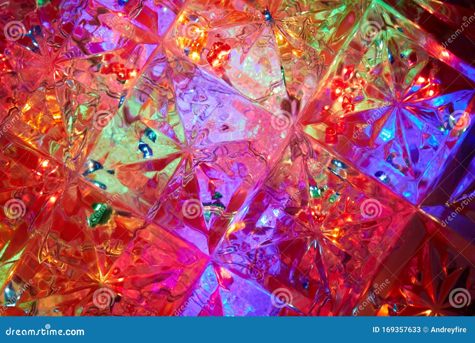 Background with Unusual Distortions of Light of Different Colors Stock ...